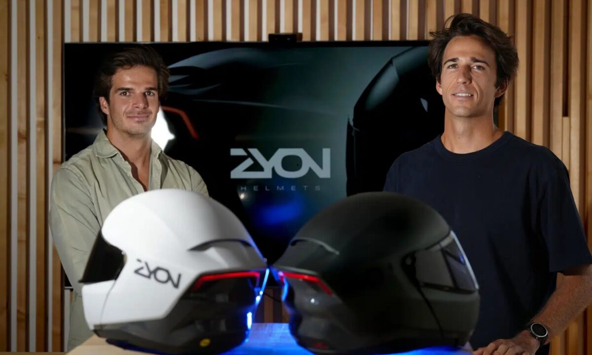 ZYON Helmets lanza un casco de moto para combatir la contaminación y mejorar la seguridad