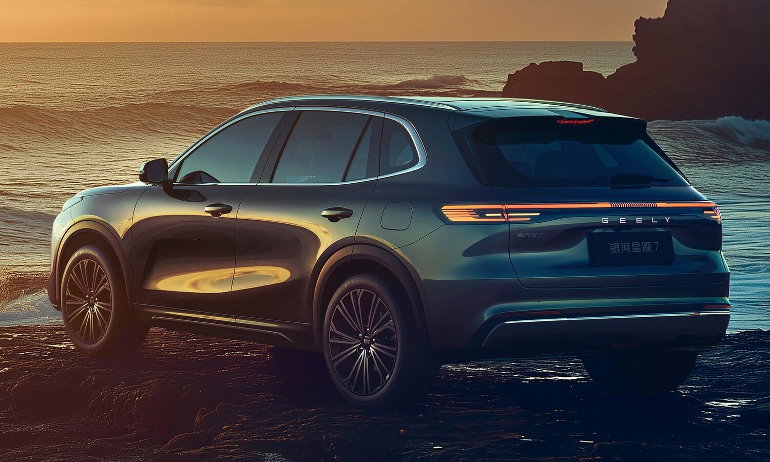 Geely Galaxy Starship 7 2025, hybrydowy SUV przyszłości z zasięgiem 1. ...