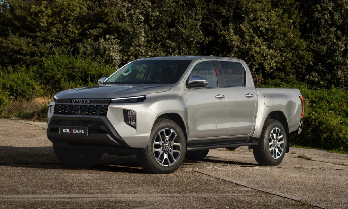 Renderings zeigen, wie der neue Toyota Hilux 2026 aussehen könnte