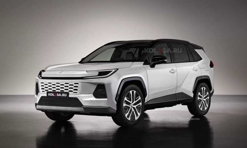 Het design van de Toyota RAV4 2025 is gefilterd: een robuustere en ...