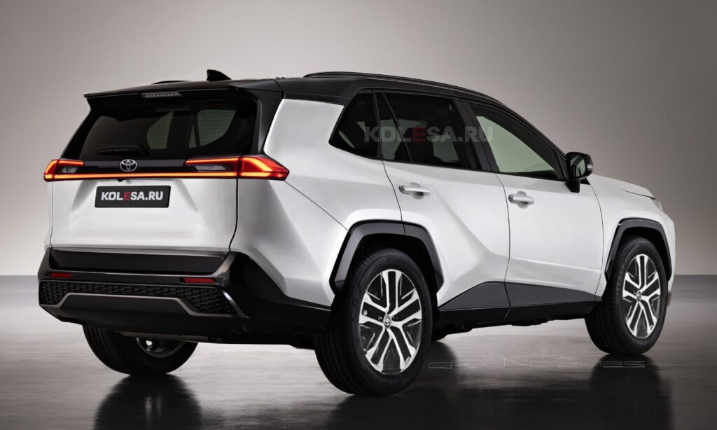 Het design van de Toyota RAV4 2025 is gefilterd: een robuustere en ...