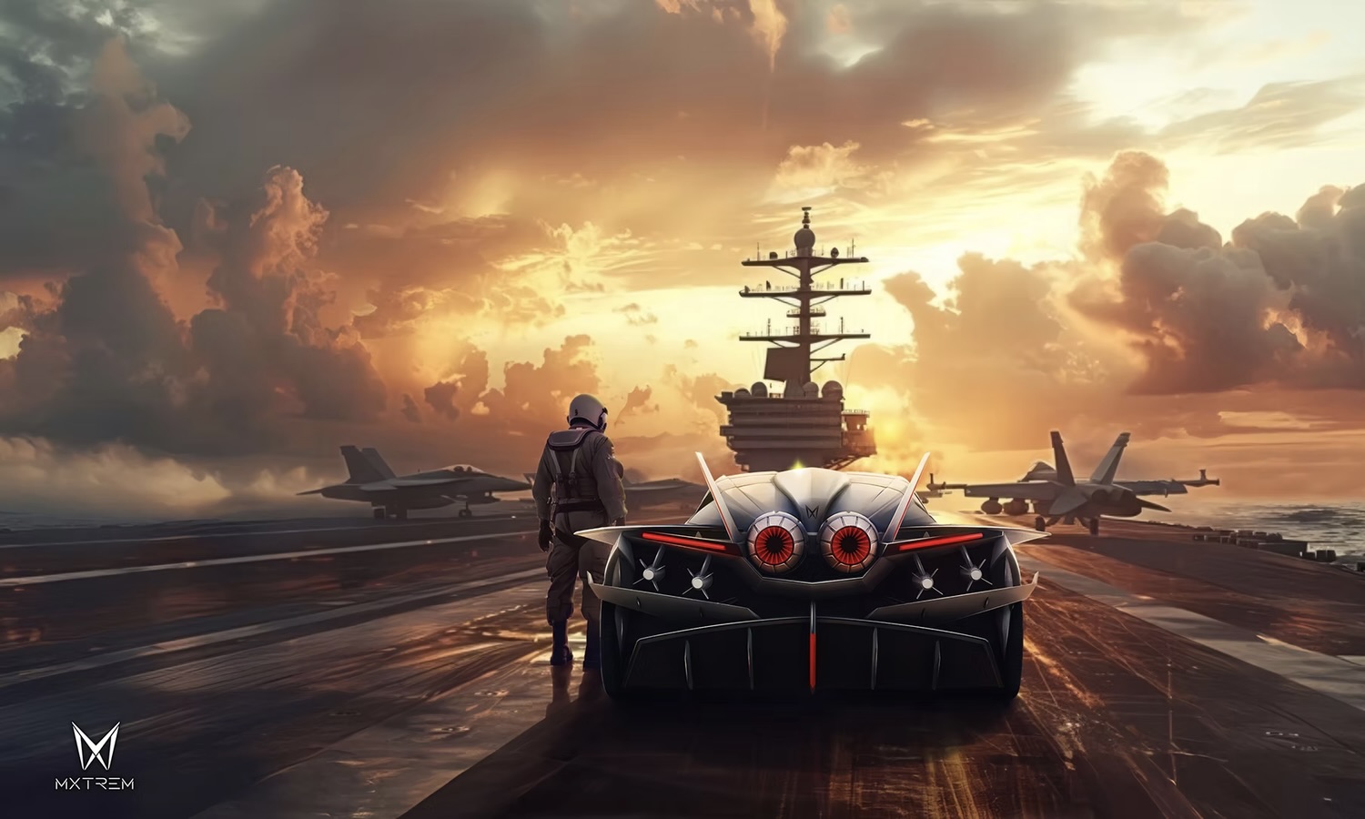 Mxtrem Maverick: Un C8 Corvette con inspiración de caza de combate