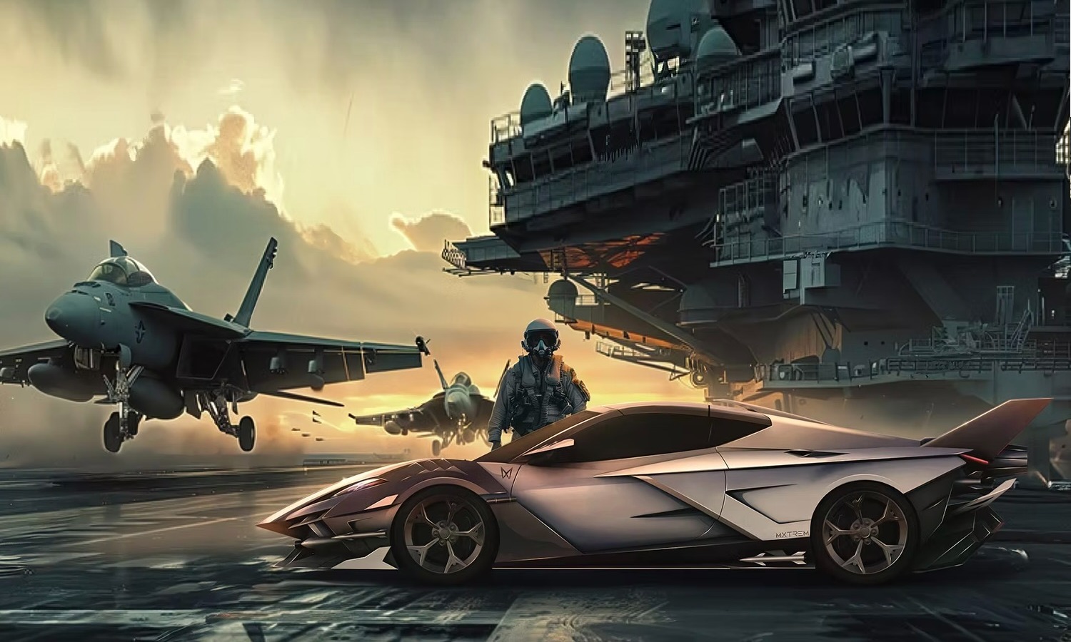 Mxtrem Maverick: Un C8 Corvette con inspiración de caza de combate