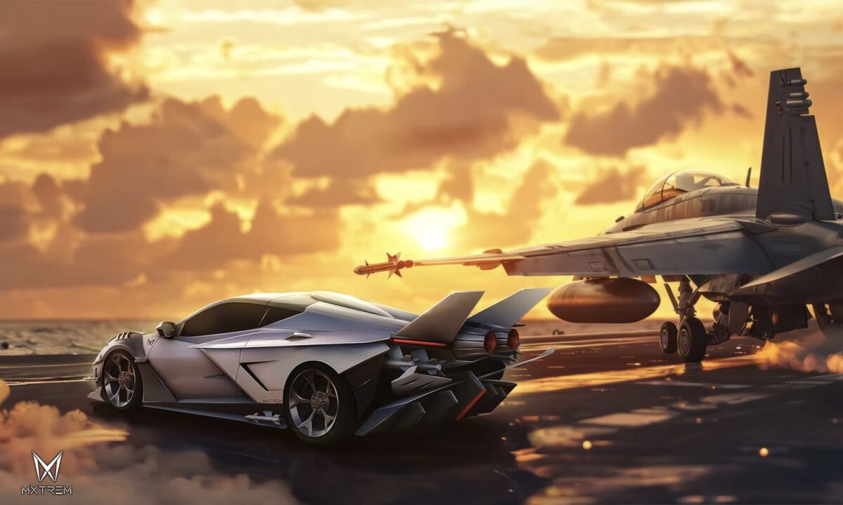 Mxtrem Maverick: Un C8 Corvette con inspiración de caza de combate