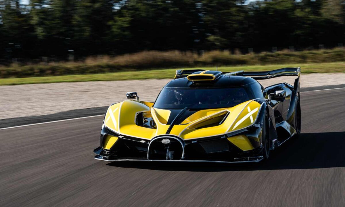 El Bugatti Bolide se prueba a fuego en su fase final