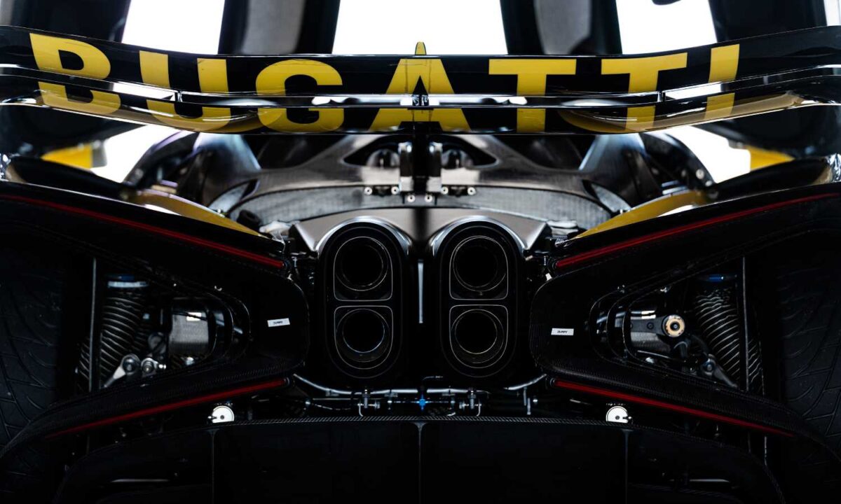 El Bugatti Bolide se prueba a fuego en su fase final
