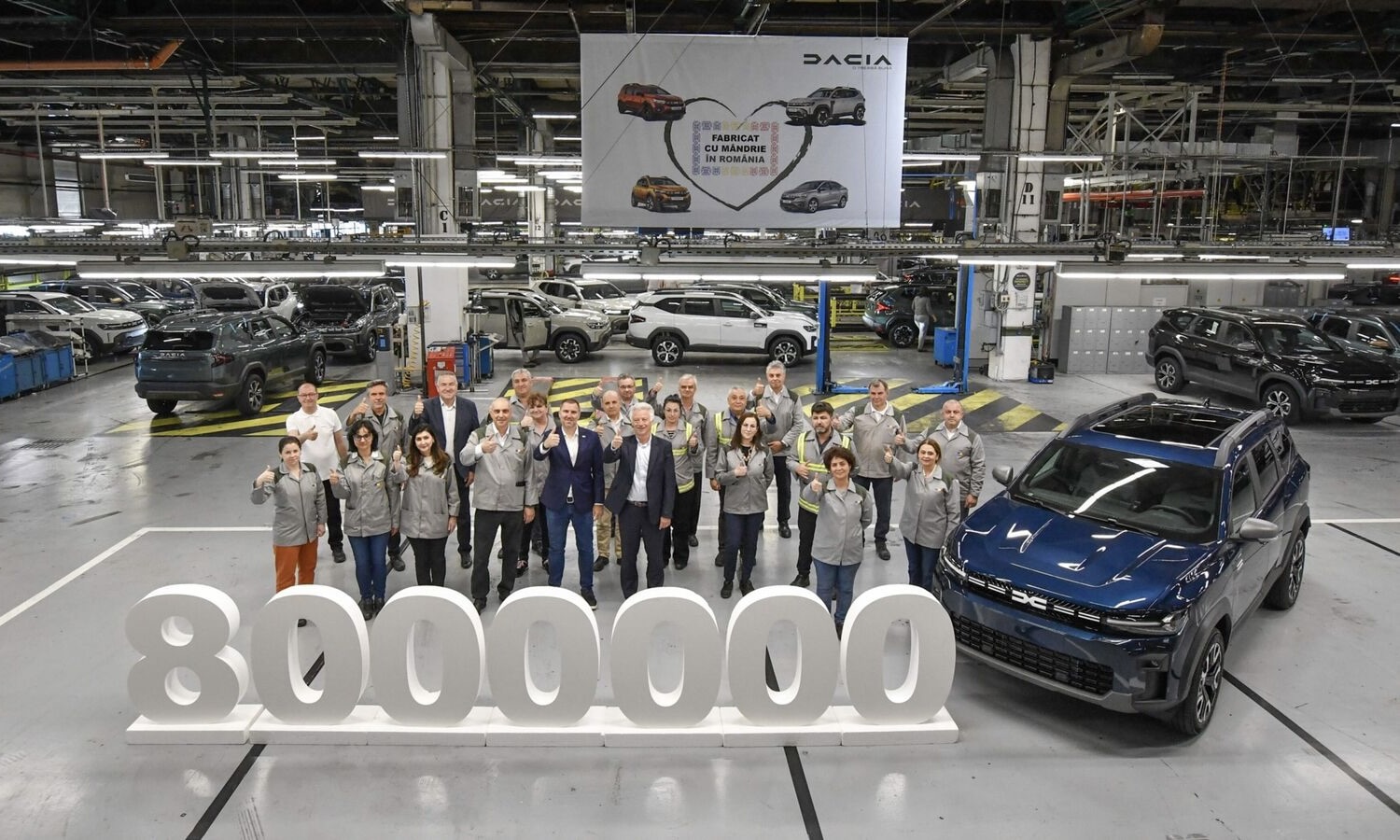 Dacia fabrica su vehículo número 8 millones en Mioveni y repasa su ...