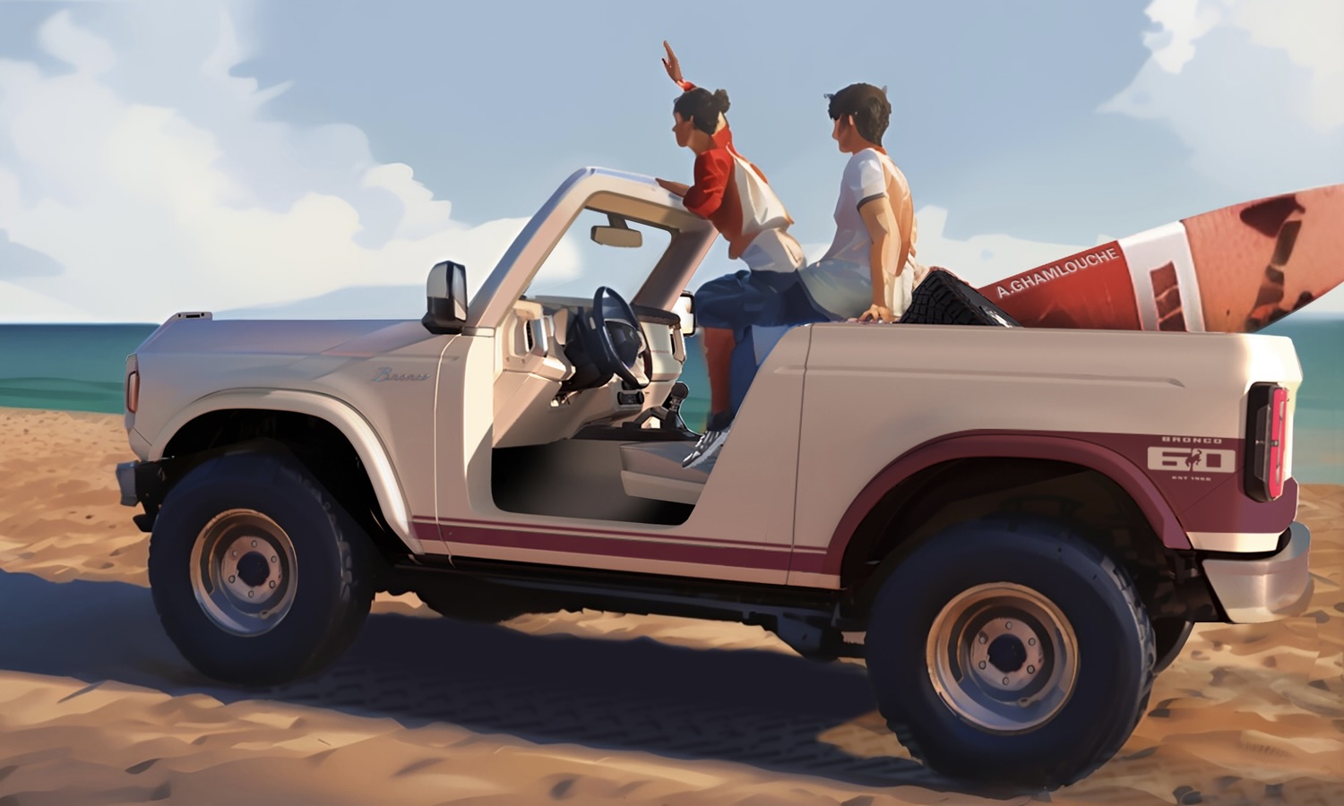 Ford Bronco Roadster Concept: homenaje al icono sin techo