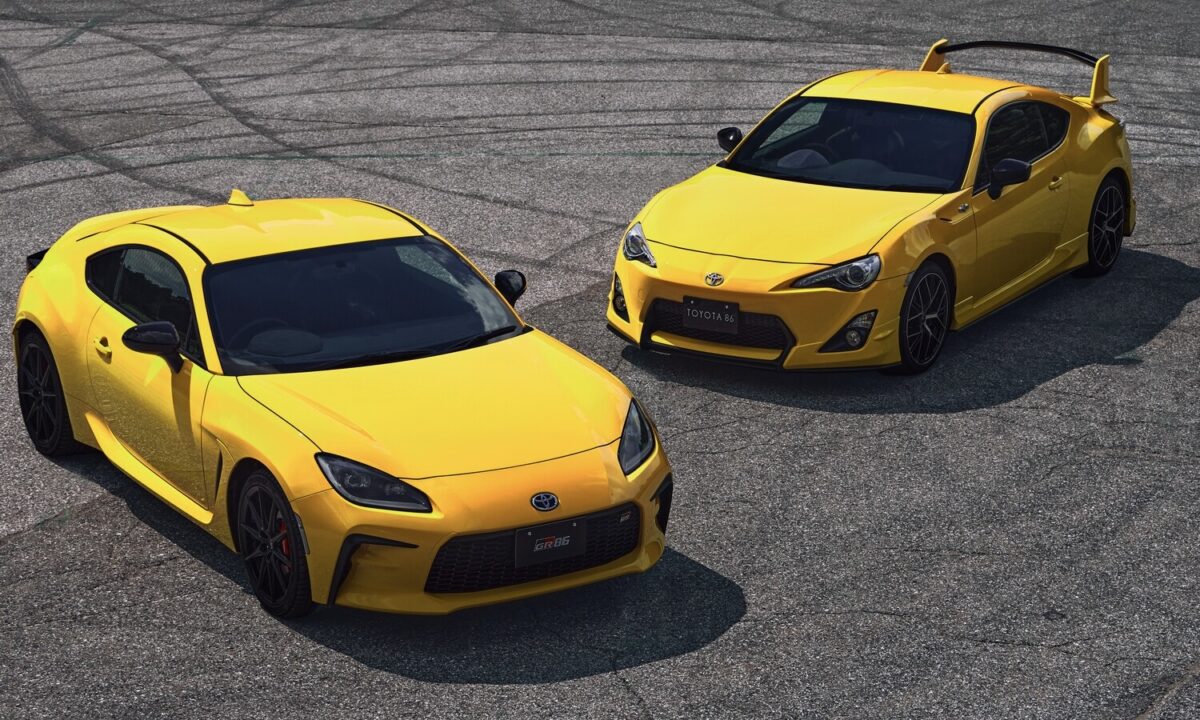 Toyota GR86 RZ Yellow Limited: l'edizione giapponese in dettaglio