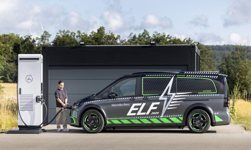 Mercedes-Benz ELF: Mobile Charging and Energy Laboratory for Electric ...