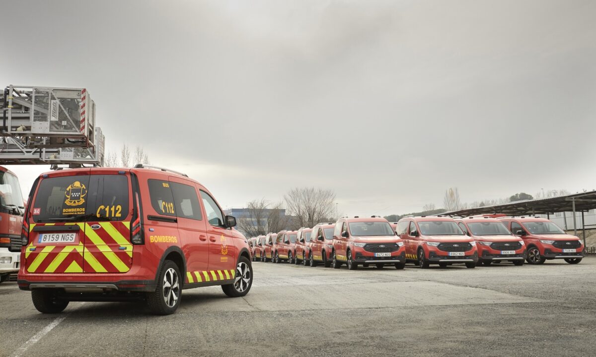 85 vozidel Ford posílilo vozový park madridského hasičského sboru