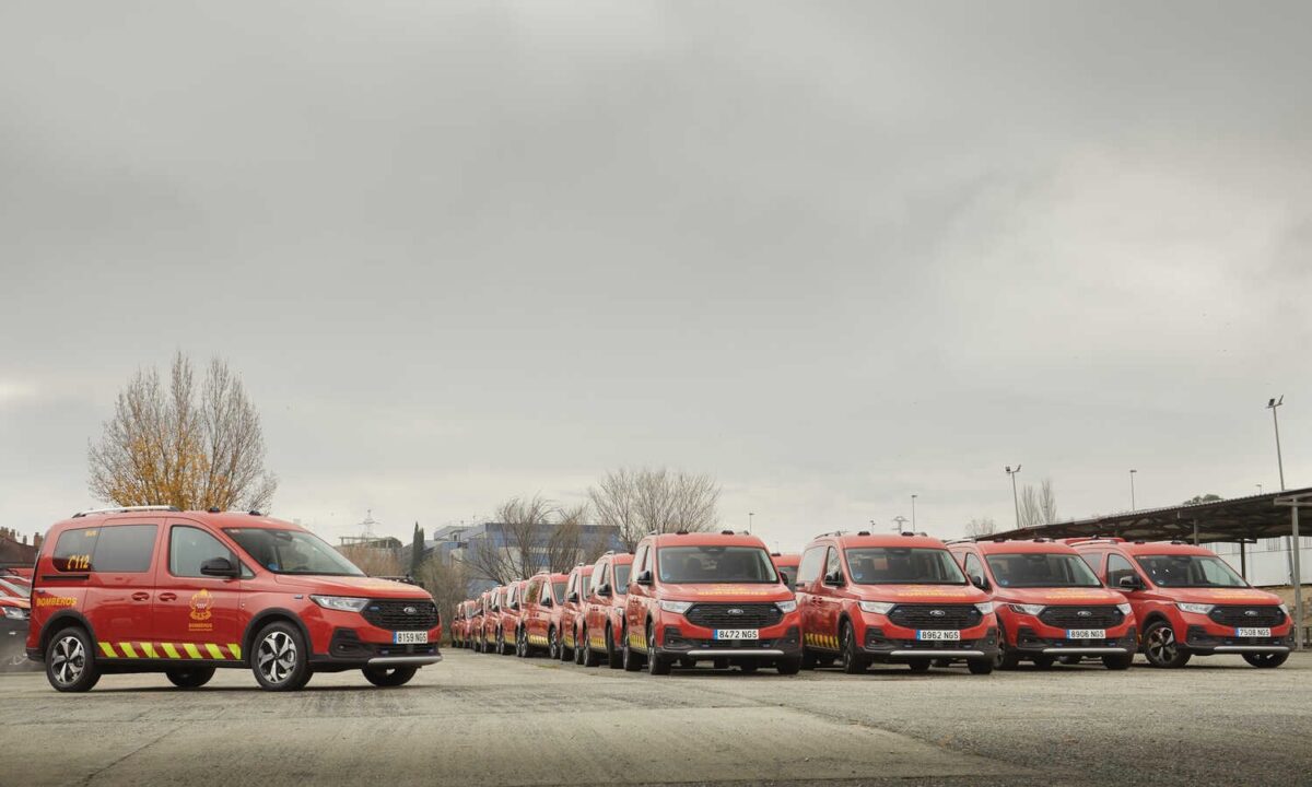 85 vozidel Ford posílilo vozový park madridského hasičského sboru