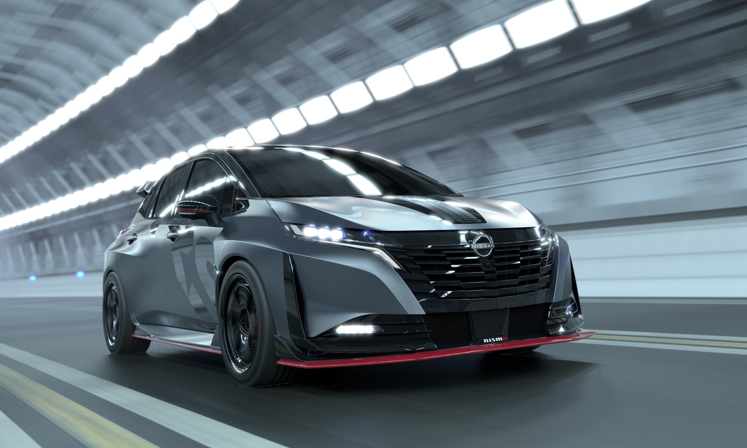 Nissan Aura Nismo RS Concept, der Hybrid-Hot-Hatch, der hohe Ziele verfolgt