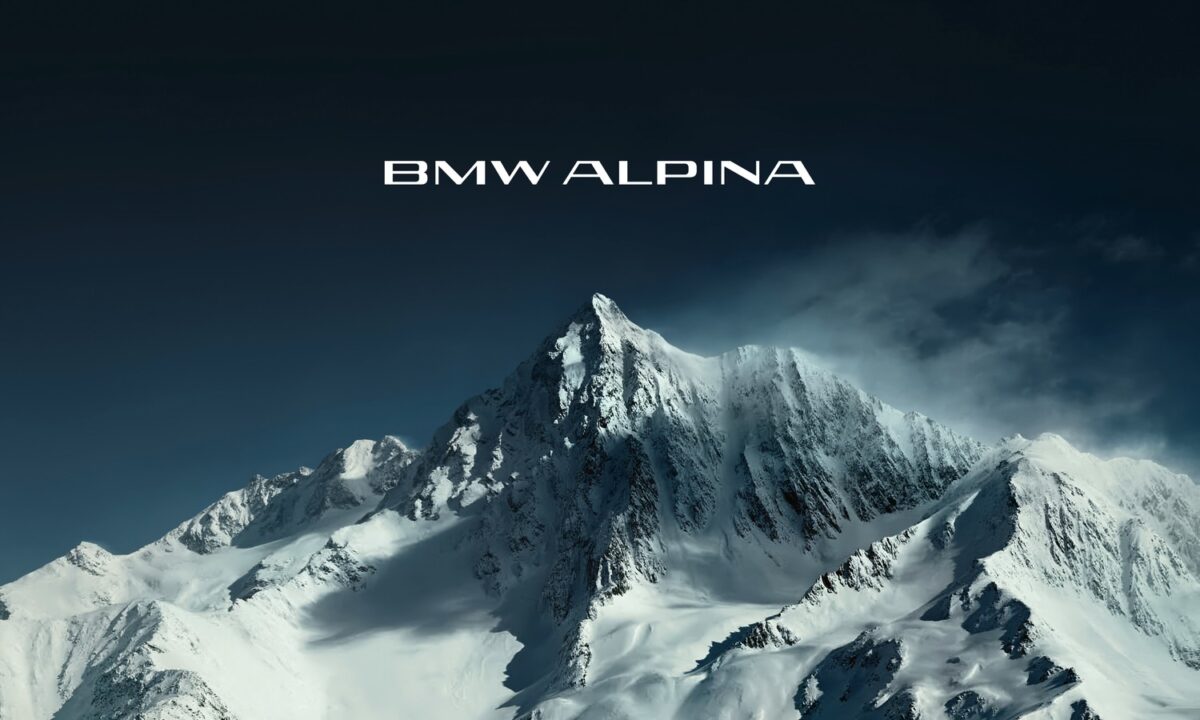 O novo logotipo da BMW Alpina e sua transição para uma marca independente.